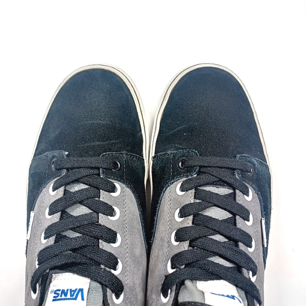 Vans Vintage Atwood Suede Leather Black Gray Men's Si… - Gem